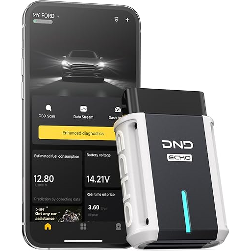 Dnd Echo Bluetooth Obd2 Scanner All System Wireless Car Diagnostic T